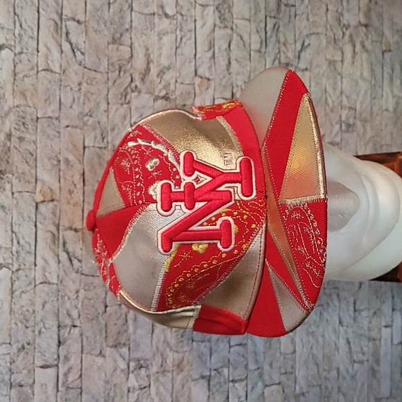 City Hunter | Accessories | City Hunter Ny Red Gold Hat Cap | Poshmark